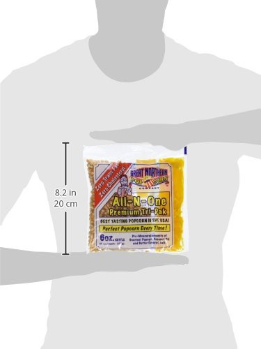 Great Northern Popcorn 1 Case Popcorn Portion Packs Kit Cinema 8 Ounce ...