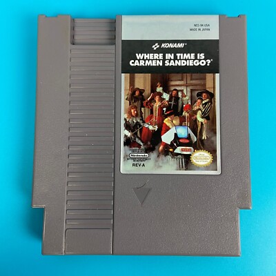 Where In Time Is Carmen Sandiego (Nintendo Entertainment System, 1991 ...