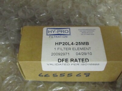 HY-PRO HYPRO HP20L4-25MB Filter Element | eBay