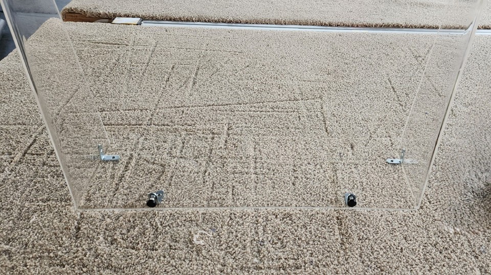 Universal boat windshield 20", 1/4" premium plexiglass, center console ...