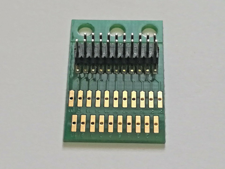 DCC MTC-21 pin (male) to 21 wire adaptor PCB. New UK Stock / Seller ...