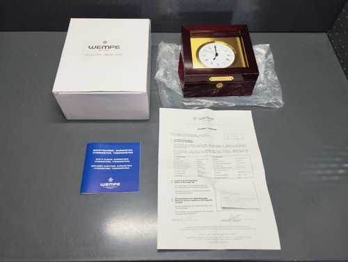 Wempe Eleganz Pro 10039 Marine Clock wooden Serial 7399 with ...