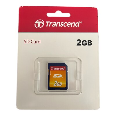 Transcend 2GB SD Memory Card (TS2GSDC) 760557801436| eBay