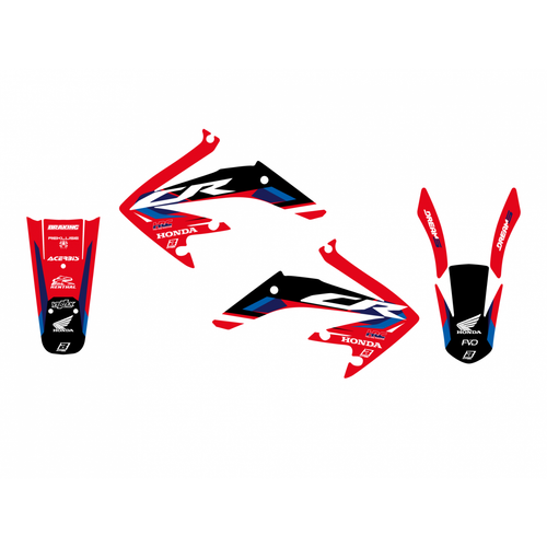 Adhésifs Graphiques Moto Honda Hm Cre CRM 50 2007 - 2018 IN Crystall ...