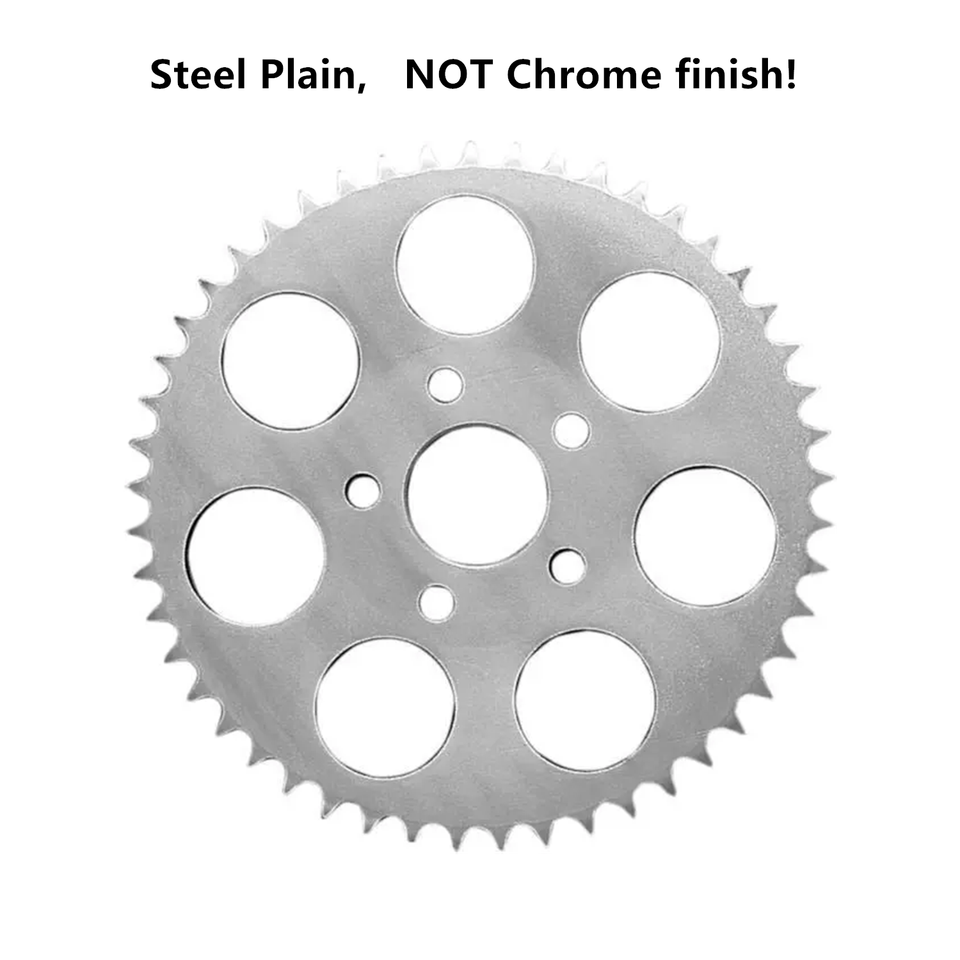 51T Sprockets Disc Brake Fit For Harley 4-Speed Big Twins 73-85 ...