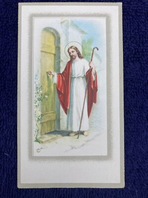 Vintage Catholic holy prayer/ Funeral Remembrance card Of Jesus ...