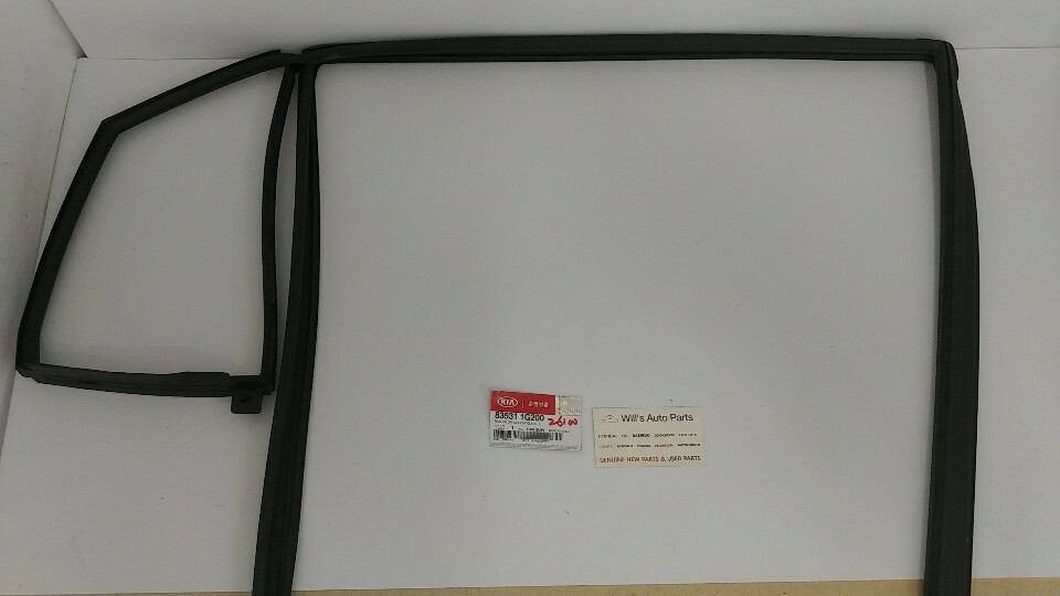 KIA RIO 2006-2011 5D Hatch GENUINE NEW LH + RH REAR DOOR GLASS RUBBER ...
