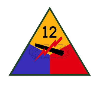 12" 12TH ARMORED DIVISION MILITARY STICKER DECAL USA MADE | eBay
