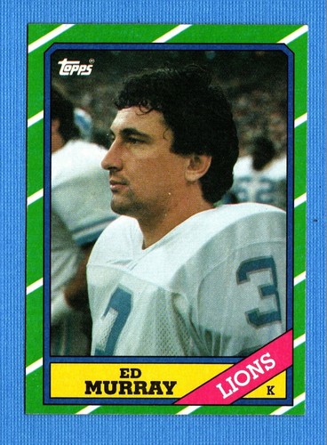 1986 Topps #249 Ed Murray NM Detroit Lions | eBay