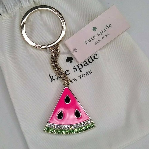 Kate Spade Watermelon Rhinestone Keychain FOB Bag Charm | eBay