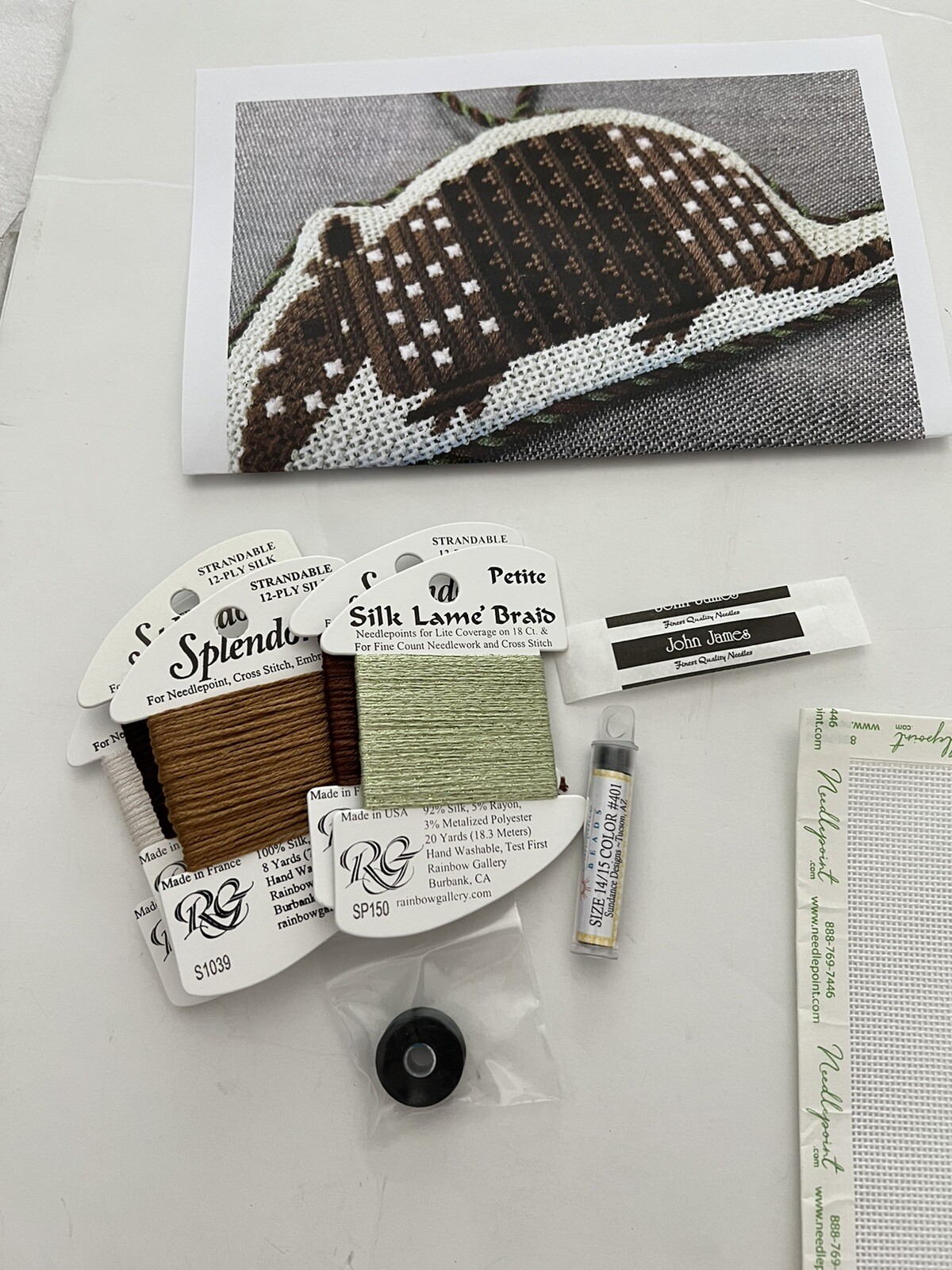 Kitted Meredith Coll. Charley Harper 18Ct ARMADILLO Needlepoint Canvas ...