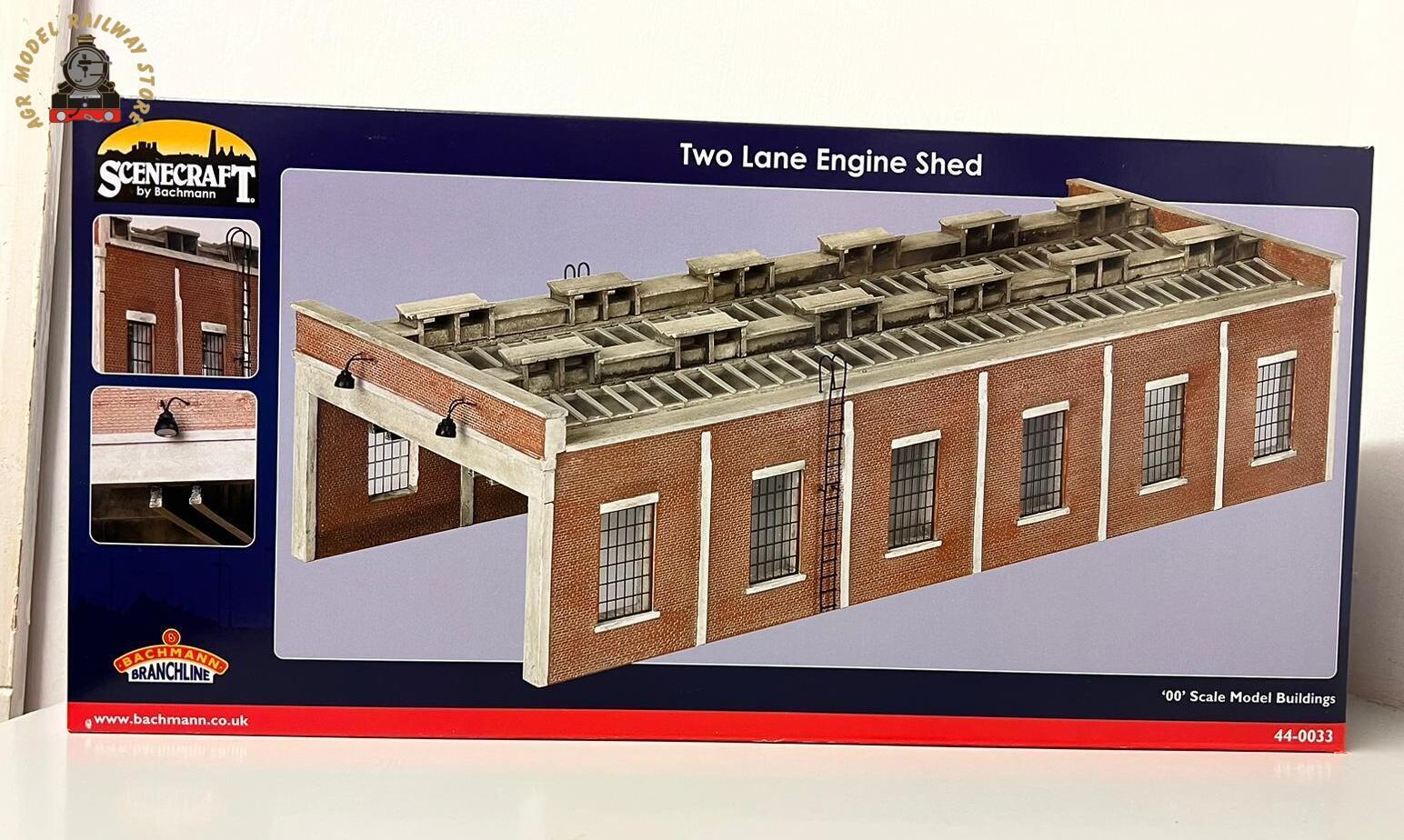 Bachmann Scenecraft 44-0033 Two Lane Engine Shed :: Railway Models UK