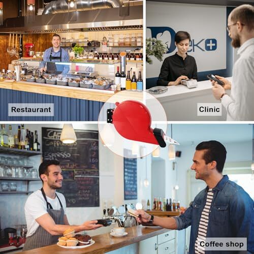 Ticket Dispenser Take-A-Number System Turn-O-Matic Machine with 2-Digit ...