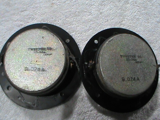 1 Pair Radio Shack Realistic SD-9Aa 1" Soft Dome Tweeters 8 Ohm. | eBay
