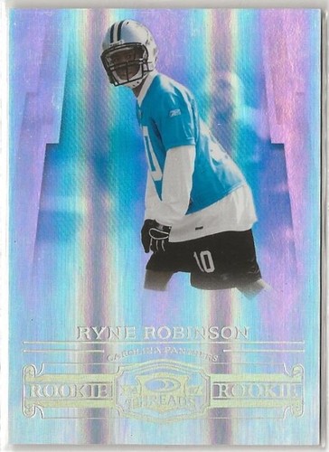 RYNE ROBINSON - 2007 Donruss Threads Silverfoil Rookie Card 45/100 #178 ...