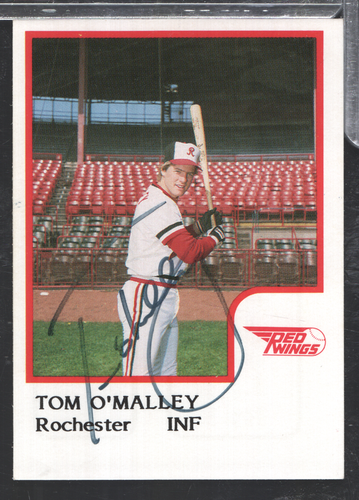 Tom O'Malley Red Wings Autographed 1986 ProCards w/COA 021224NPCD566 | eBay