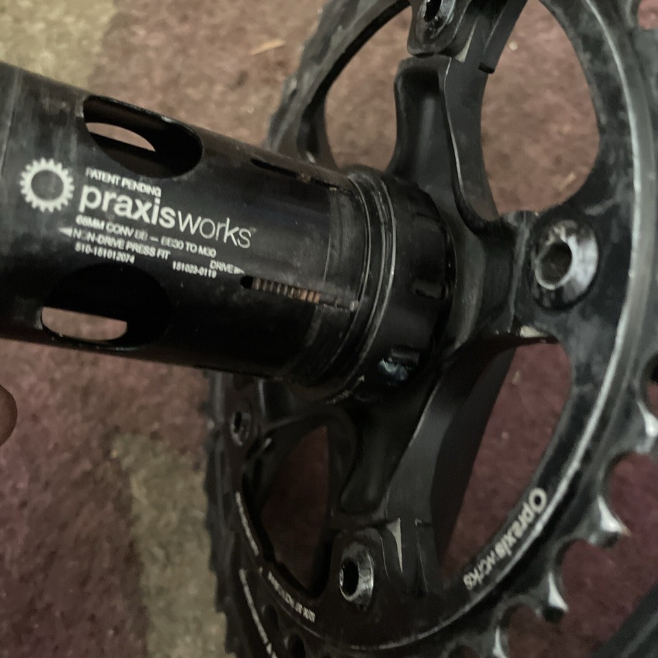 Praxis works Turn Zayante Crankset 170mm BB30 52-36 With BB | eBay