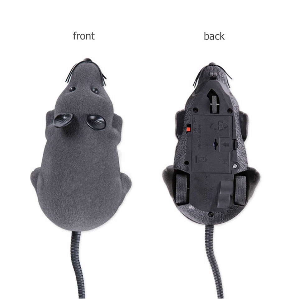 Remote Control RC Rat Mouse MICE Wireless For Cat Dog Pet Toy Novelty ...