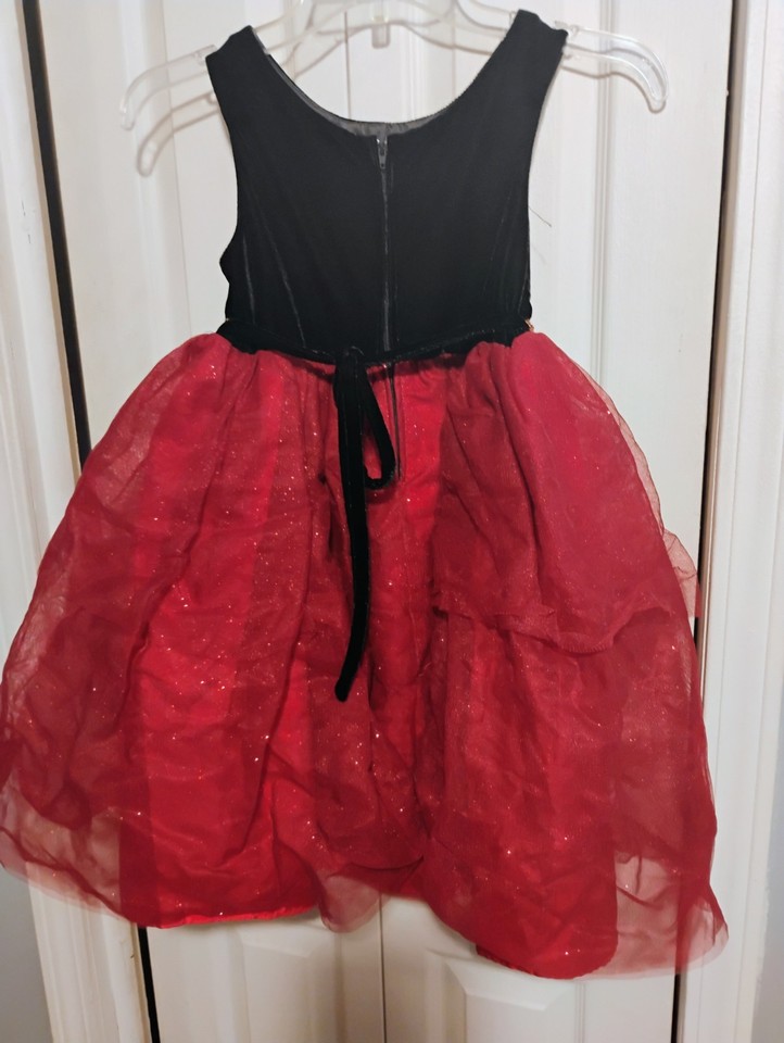 La Princess Girls Red And Black Formal Dress Size 6x | eBay