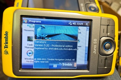 Trimble Juno SB GIS GPS Data Mapper + Terrasync Pro 5.20 & BATTERY AC ...