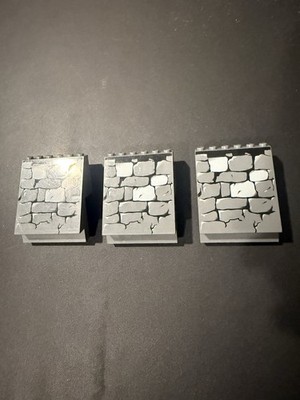 LEGO BATMAN 7758 Gray Stone Tile Design Roof Pieces/parts Lot X3 | eBay