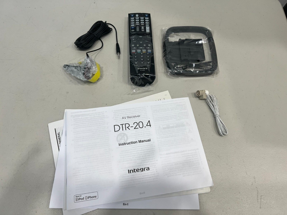 Onkyo Integra DTR 20.4 AV Stereo Receiver DTS-HD QDEO HDMI 4K Upscaling ...
