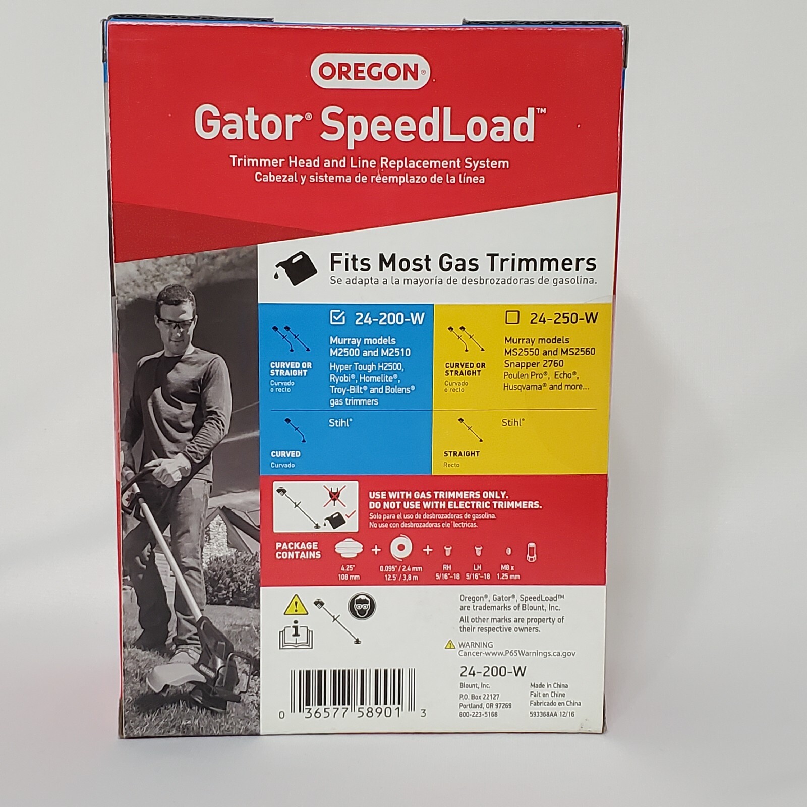 Oregon Gator Speedload Trimmer Head Line Replacement System 2 X More ...