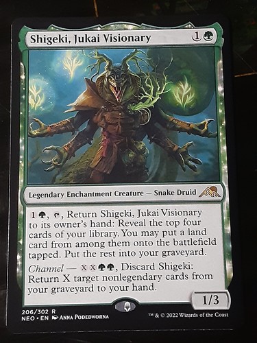 Shigeki Jukai Visionary , Kamigawa Neon Dynasty ,Near Mint ,MTG,FREE ...