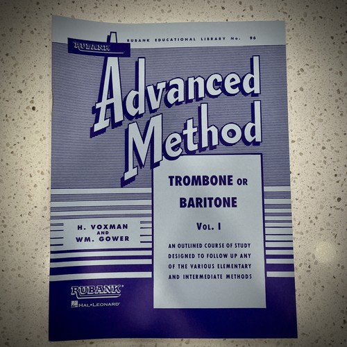 Rubank Advanced Method Trombone or Baritone Vol. 1-Urban 73999703504| eBay