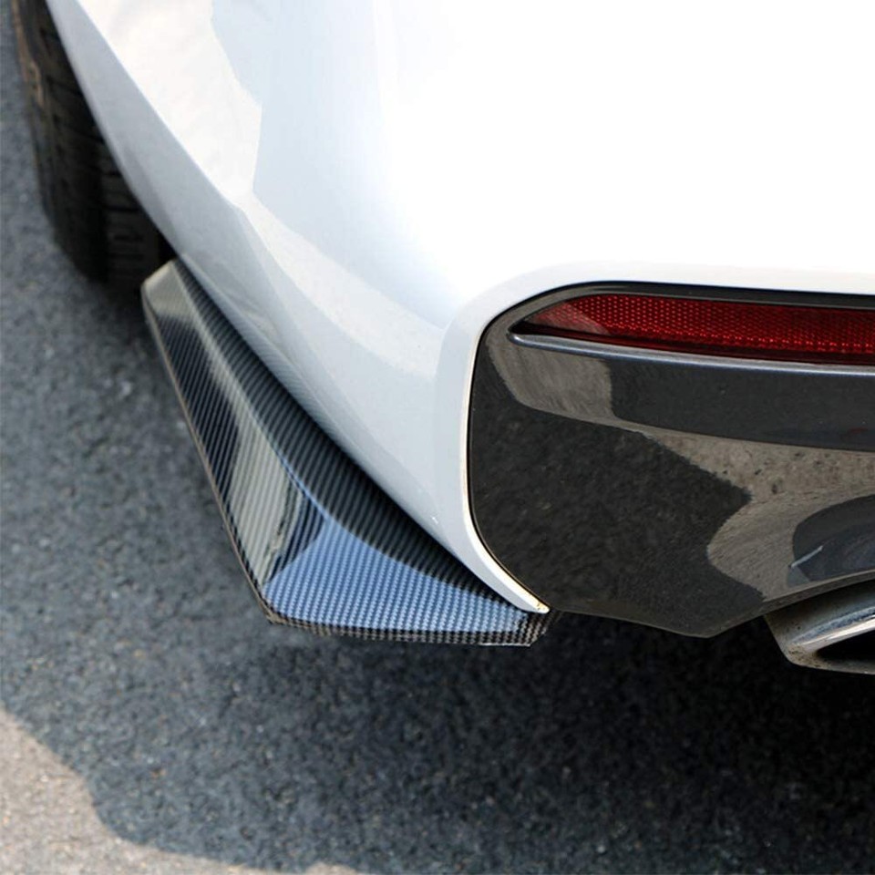 Carbon Fiber Side Skirt Rear Winglet Lip Spats Body Kit For Cadillac ...