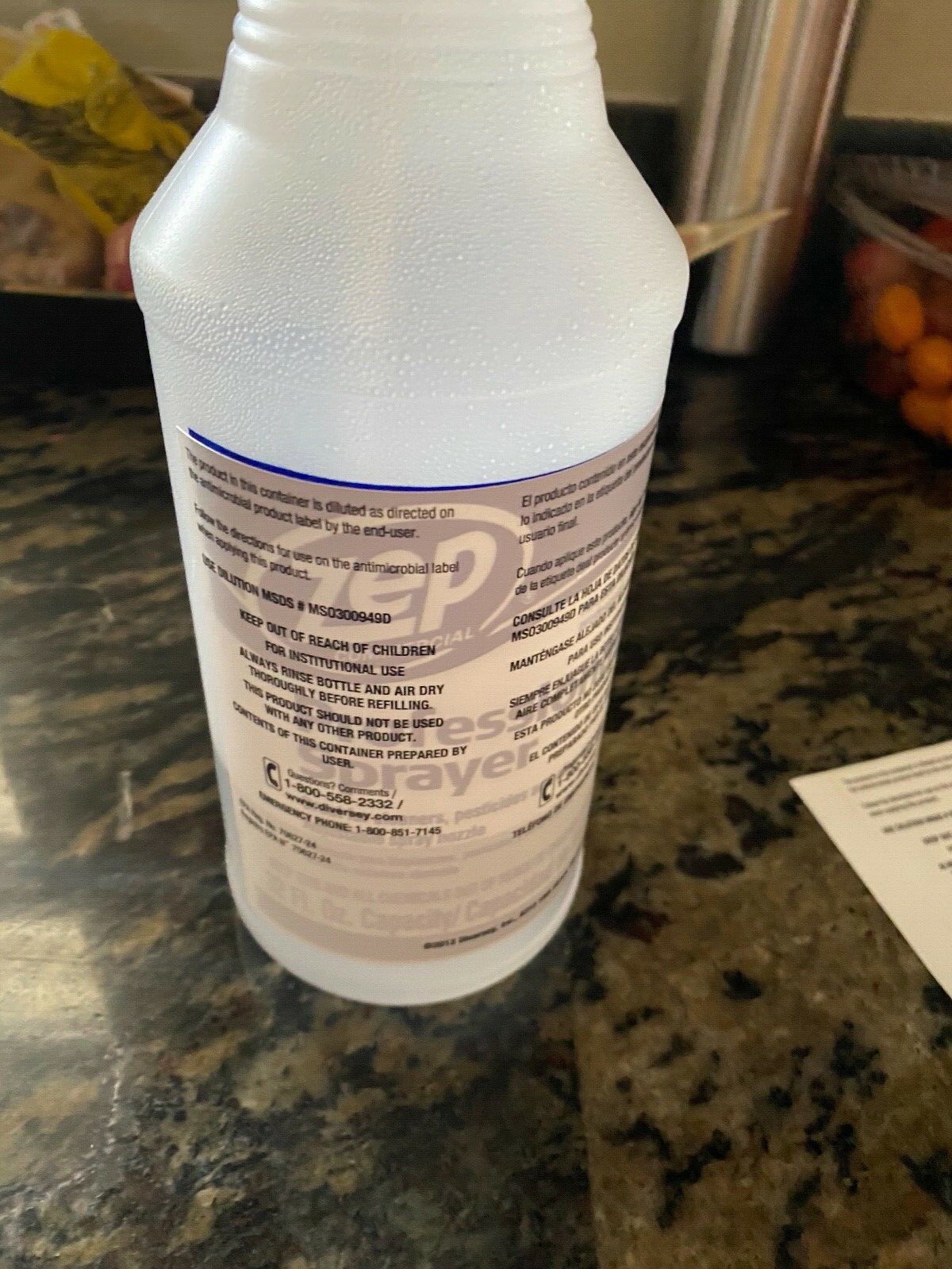 Diversey Virex ii 256 bottle labels 2 pack LABELS ONLY | eBay