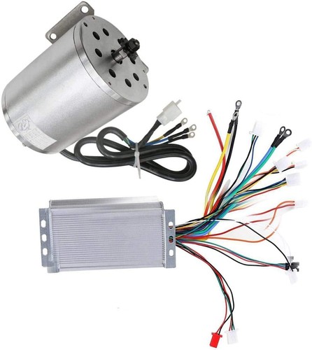 48V 1800W Brushless Motor Kit Controller Battery Electric Go Kart Trike ...