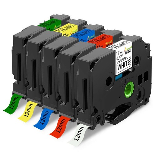 TZ231 TZe231 12mm Label Maker Tape Perfect for PTD210 PT310B PT320 Pack ...