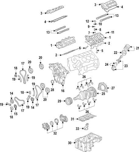 Genuine GM 2015 Cadillac ATS Performance 3.6L V6 - Flex Valve Assembly ...