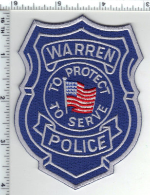 Warren Police (Michigan) 4th Issue Shoulder Patch | eBay