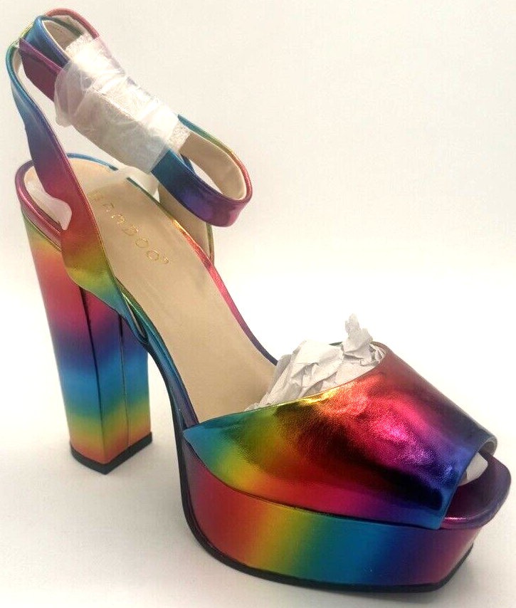 New Bamboo Rainbow Pumps (Size 6 1/2) | eBay