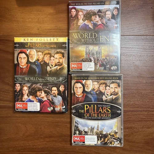 Ken Follett: The Pillars Of The Earth / World Without End (DVD, 2013 ...