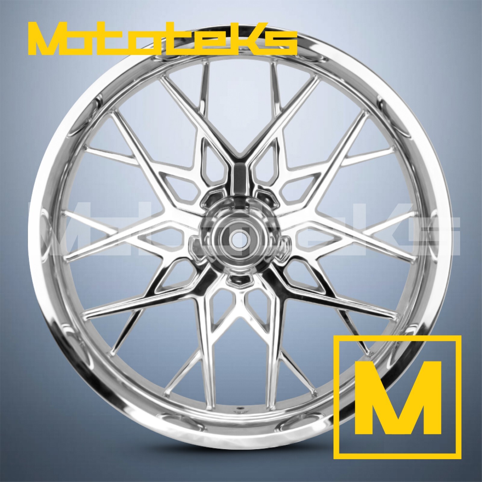 21X3.5 RAZOR MAG WHEEL CHROME FOR HARLEY SOFTAIL SPORTSTER DYNA FRONT ...