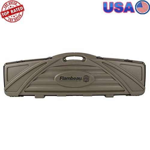 Double Scoped Gun Case 53" Zerust Infused Hardshell Protection USA Made ...