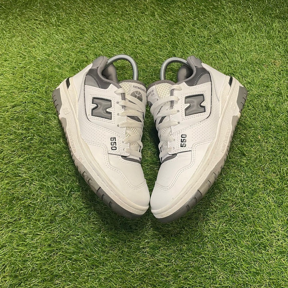New Balance 550 Uk Size 5.5 White and Grey Colour Way Unisex | eBay UK