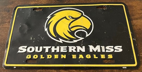 USM Southern Miss Golden Eagles Booster License Plate Hattiesburg ...