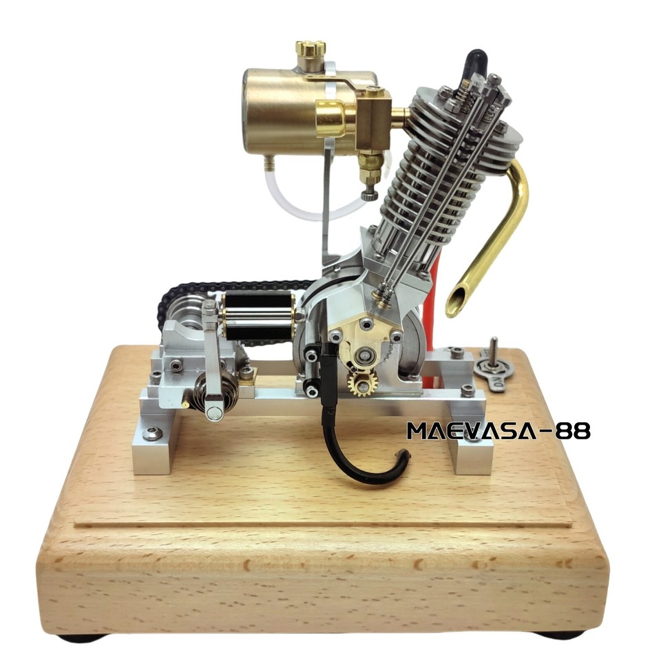 H09 Mini Gasoline Engine Model Kit Engineer DIY Toys Gifts Collection ...