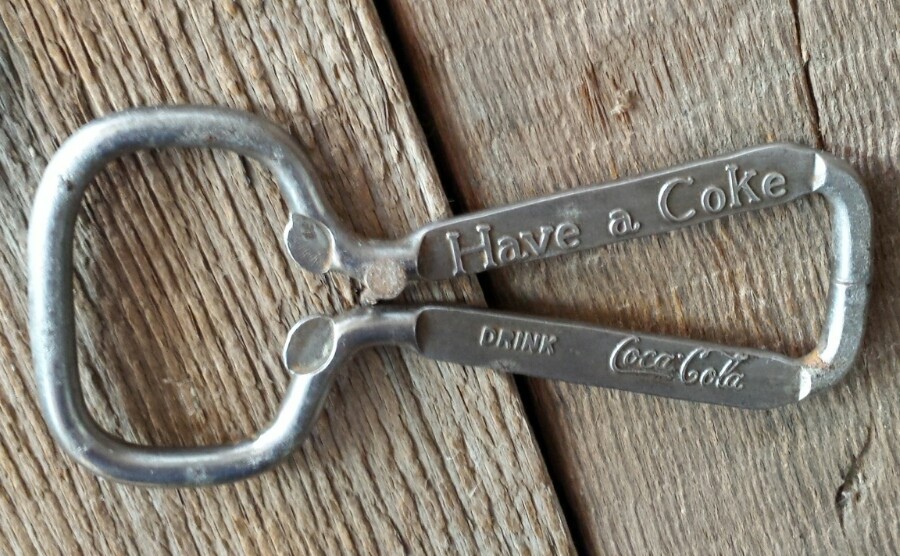 Coca Cola Vintage Bottle Opener Church Key Steel Have a Coke Drink Soda ...