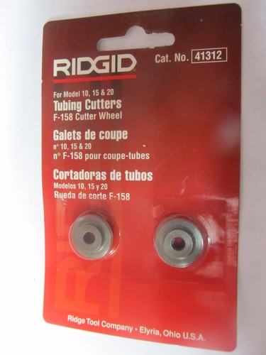 Ridgid Wheel Cutter F158 Blister Pack Tubing Cutters Package of 2 ...