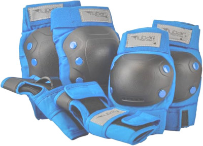 Flybar safety gear protection - elbow wrist knee pads - Blue, Large ...