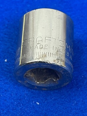 Craftsman 3/8" Drive 17MM 6 Point Shallow Socket Metric s-ad 43548 | eBay