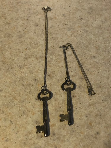 Vintage Silver Key Locksmith Necklace, Key To My Heart, See Description ...