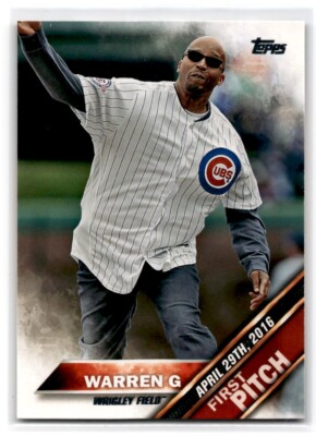 2016 Topps Update First Pitch Warren G Chicago Cubs #FP-3 | eBay