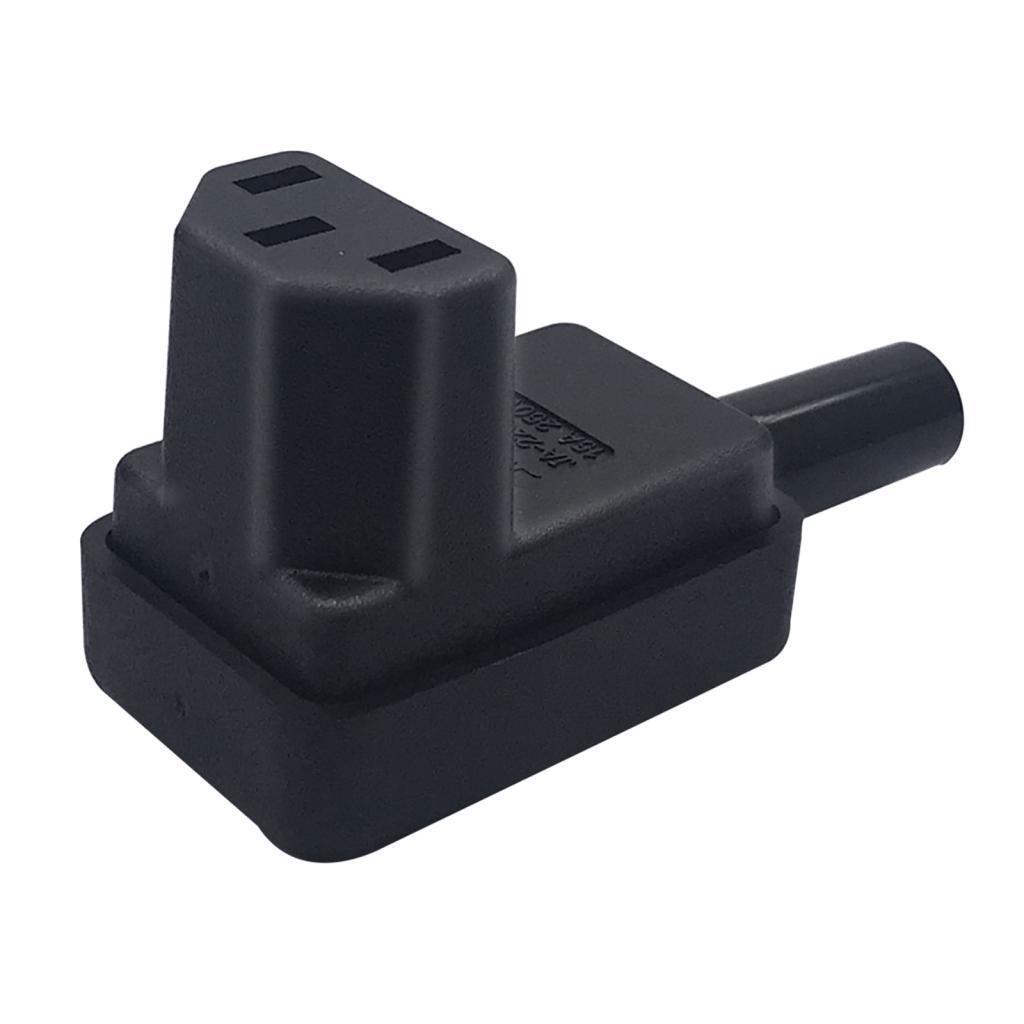 Right Angle Rewirable Electrical Female Plug PDU Power Adapter IEC320 ...
