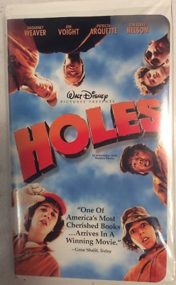 Holes 2003 VHS Clamshell Sigourney Weaver Jon Voight Walt Disney ...